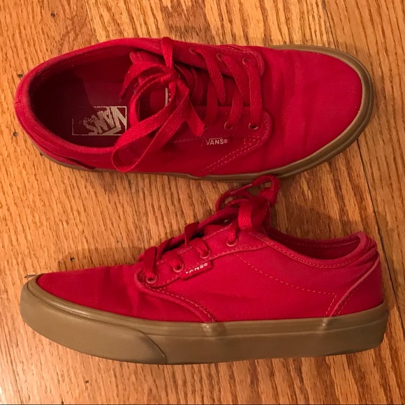 Vans | Shoes | Vans Youth Sneaker Red | Poshmark